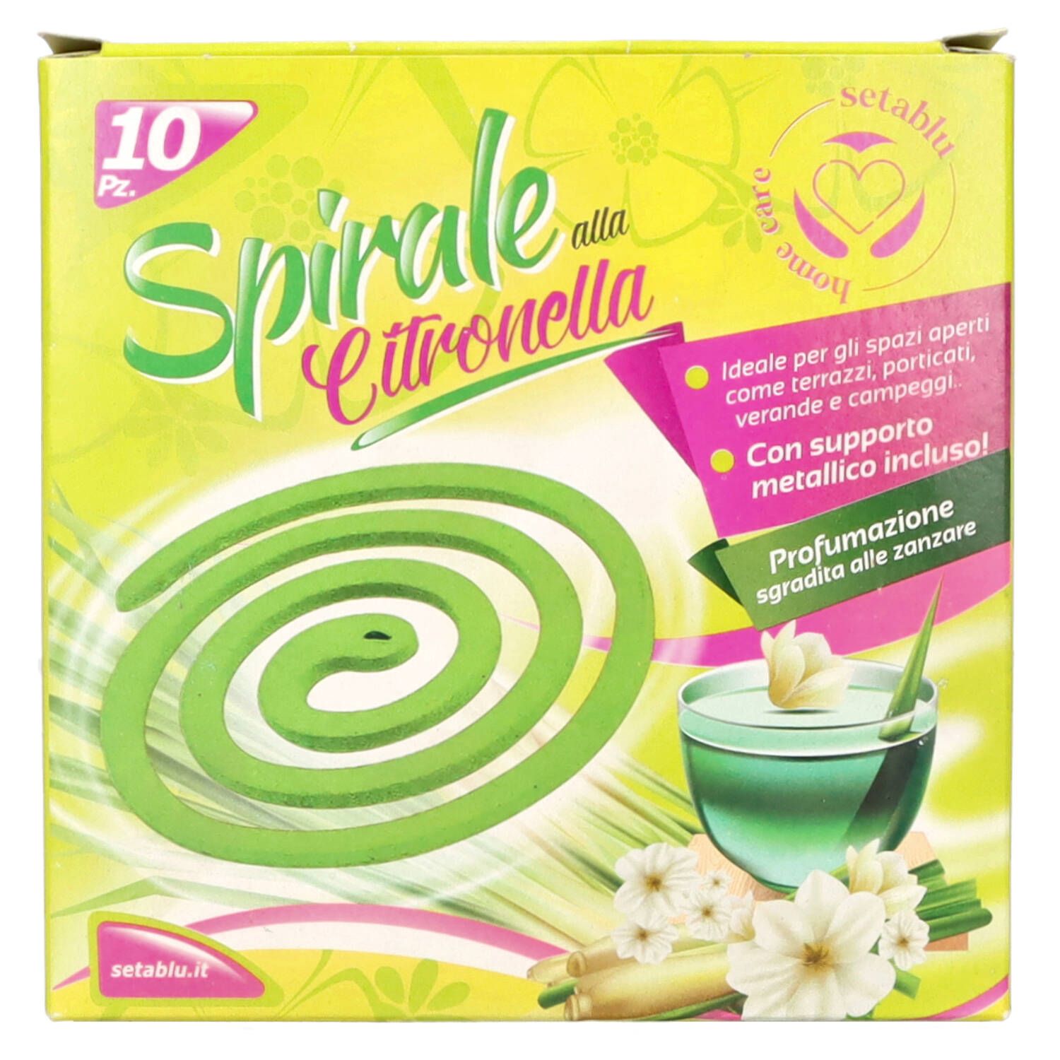 Setablu Spirali Citronella 10Pz – Bernava.net