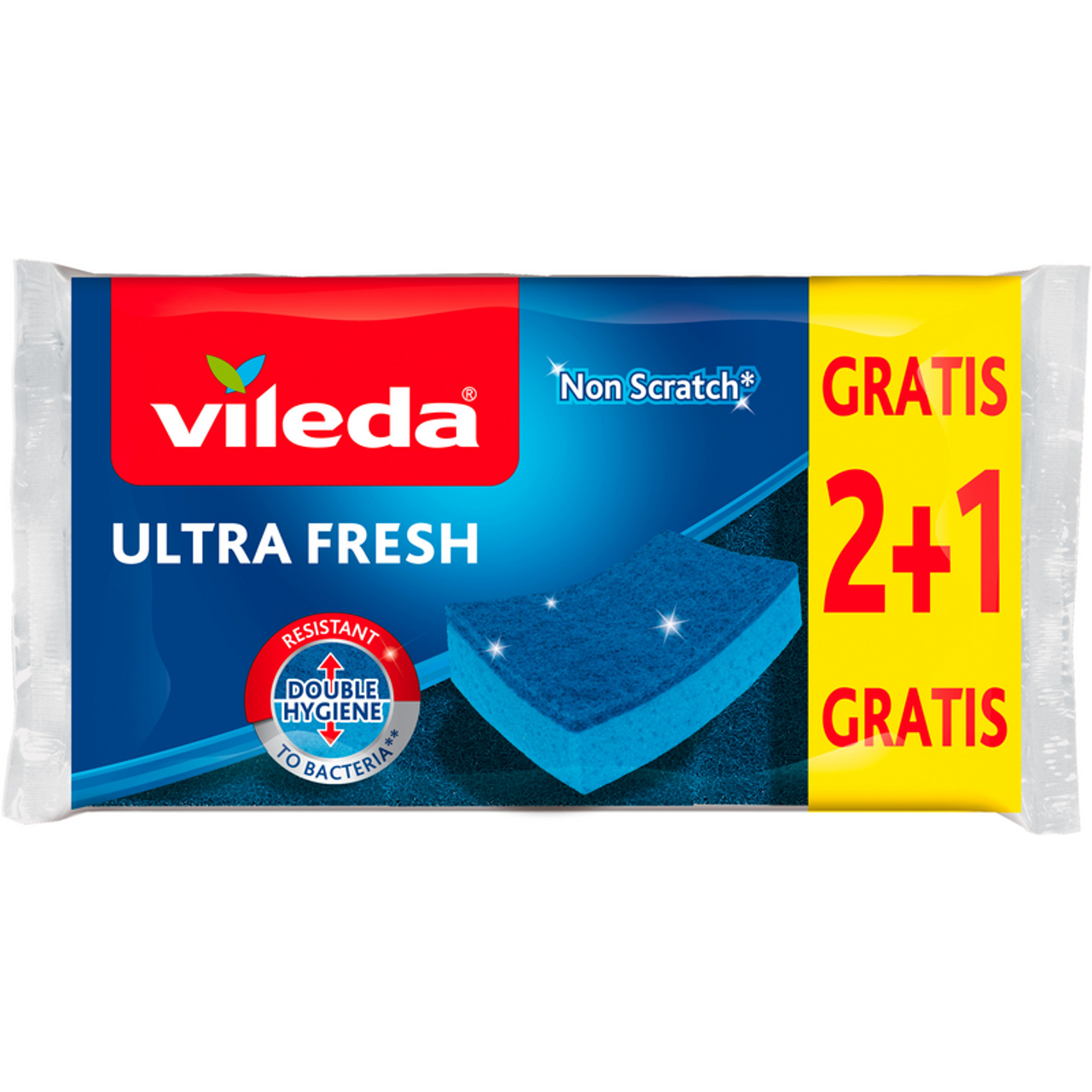 Vileda - Abrasivo Ultra Fresh Antigraffio - 2+1 Pezzi – Bernava.net