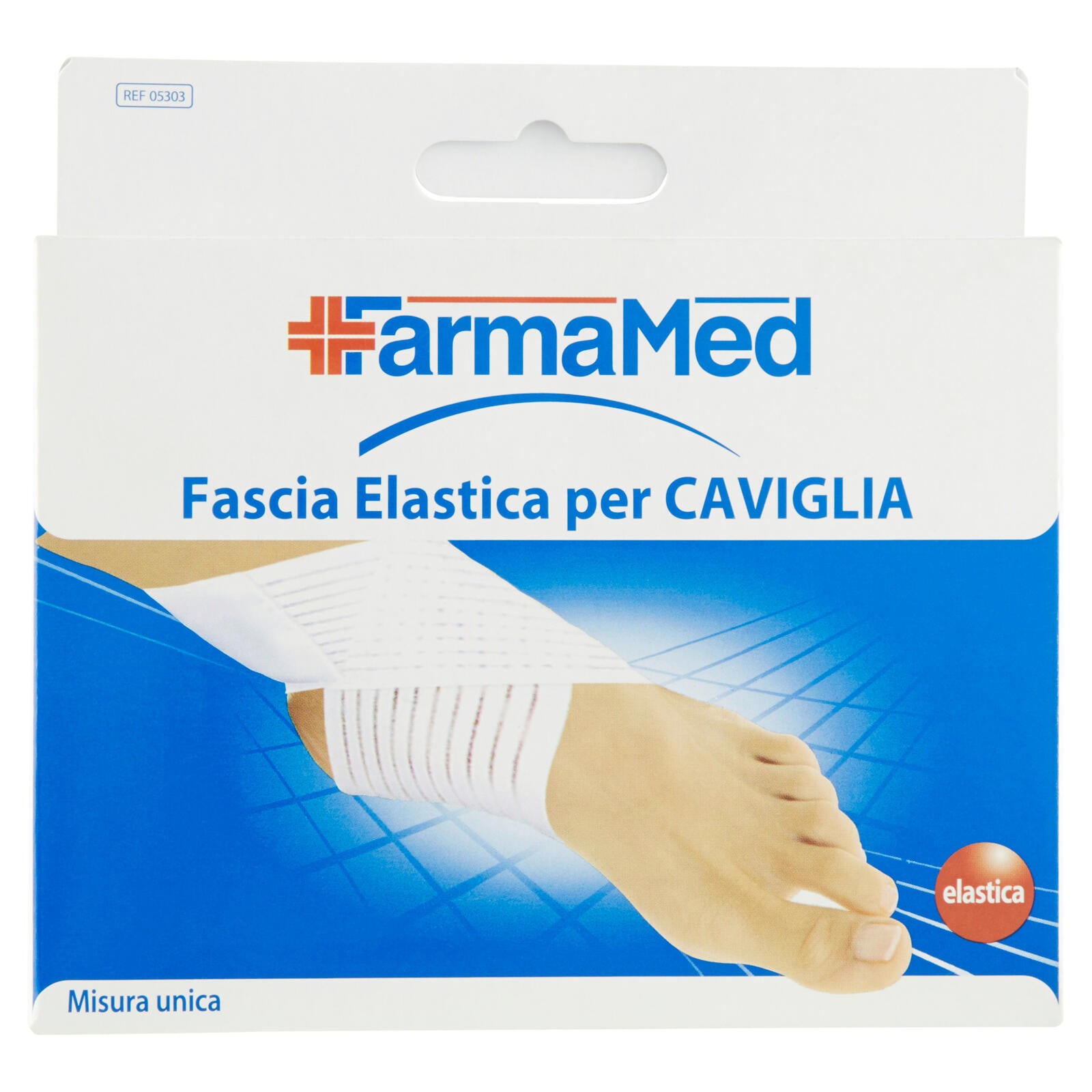 FarmaMed Fascia Elastica per Caviglia Misura unica – Bernava.net