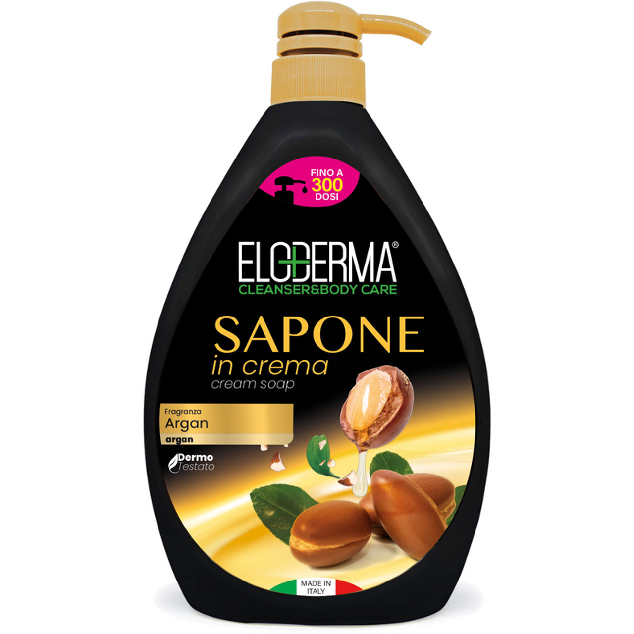 ELODERMA - Sapone Mani in Crema all'Argan con Erogatore - 1000 ml ...